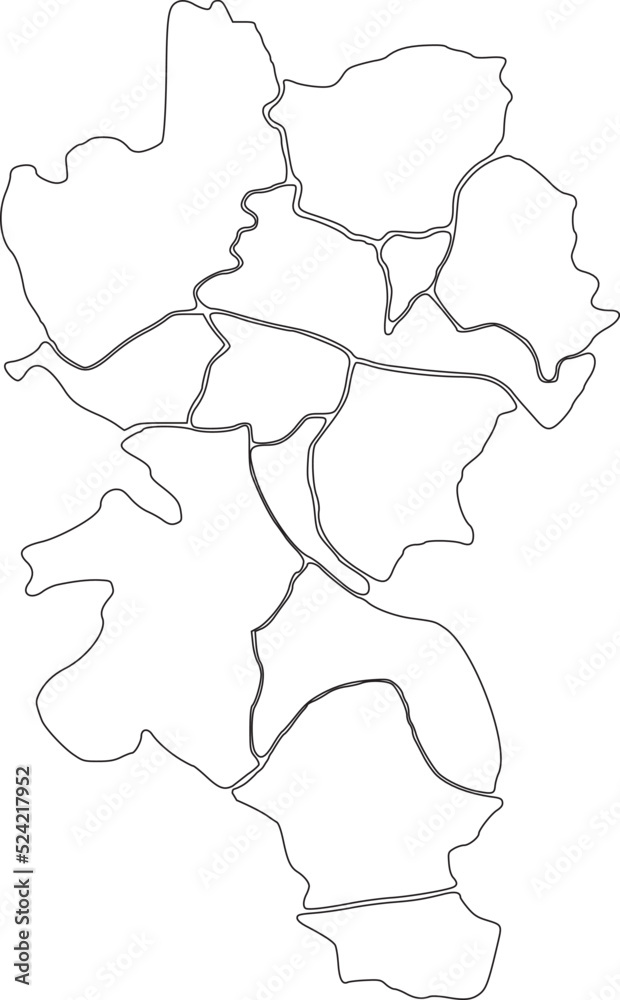 Fototapeta mapa świata dla dzieci White flat blank vector ... Fototapeta mapa świata dla dzieci White flat blank vector ...
