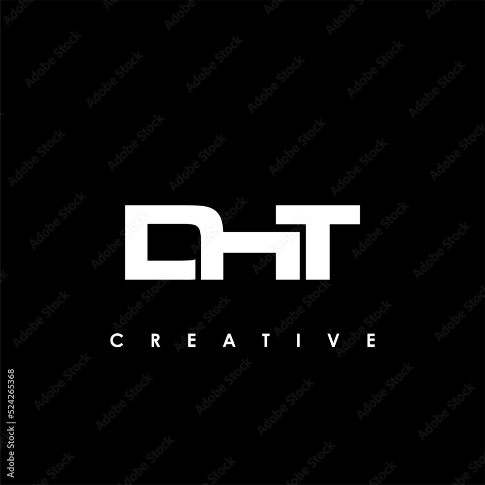 DHT Letter Initial Logo Design Template Vector Illustration Stock ...