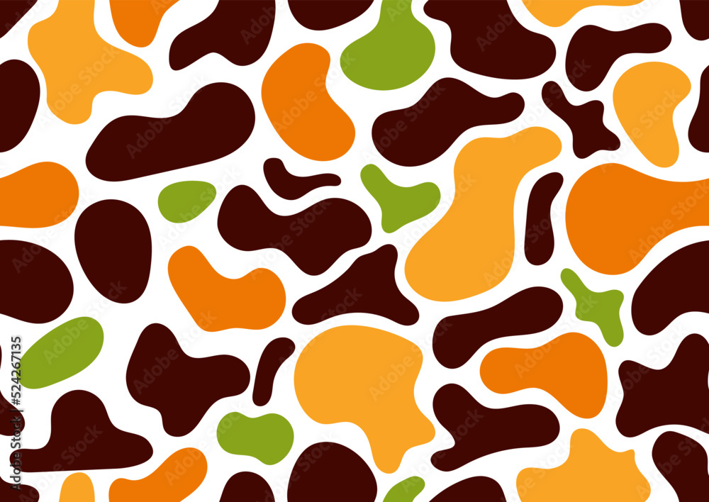 Wild animal grain endless spot texture seamless pattern. Absract print ...