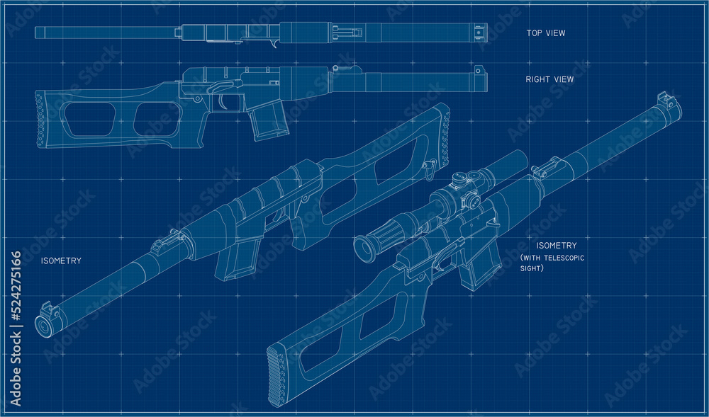 Silent sniper rifle for special forces units of the USSR and russia ...