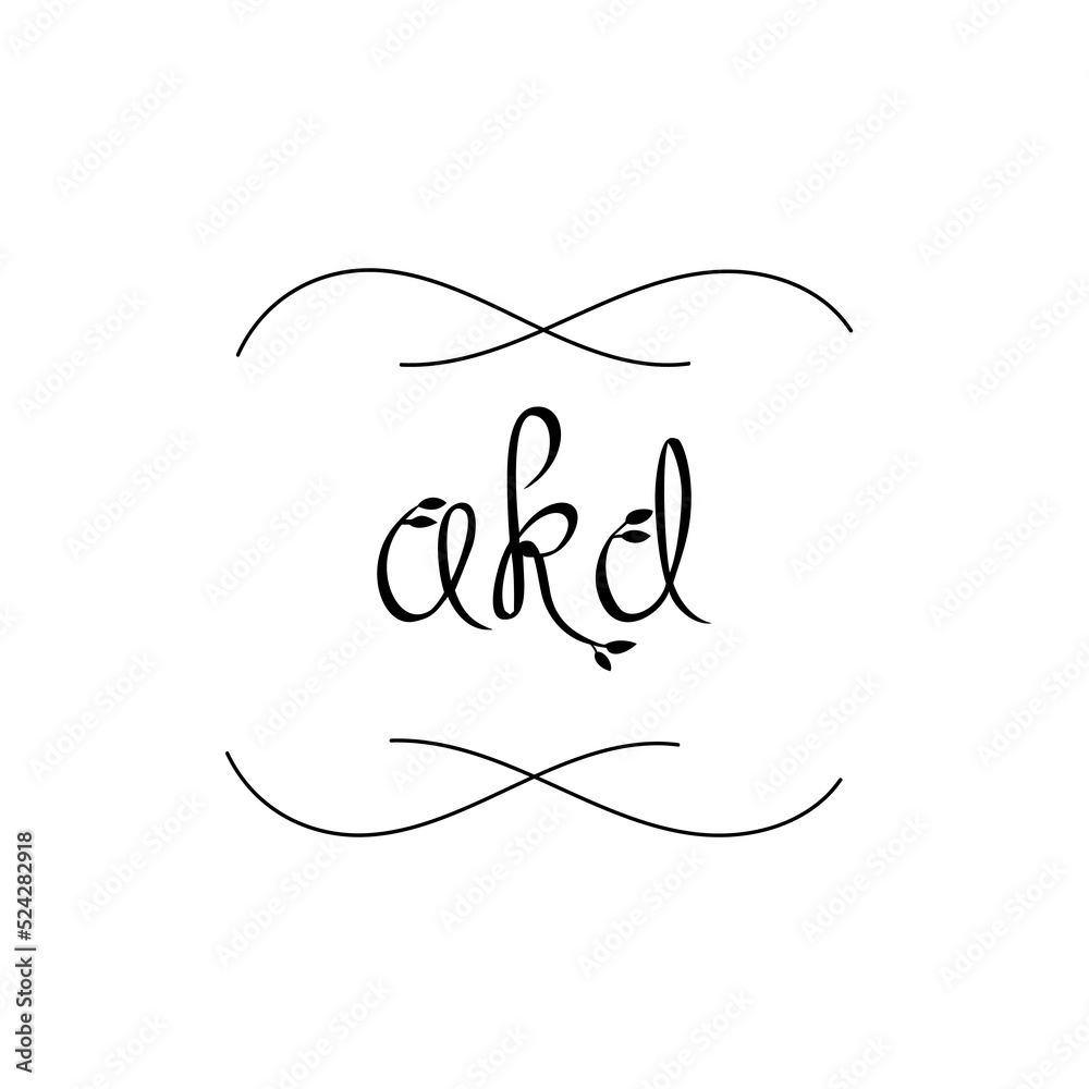 AKD logo,A K D design,AKD letter monogram logo design vector,unique ...