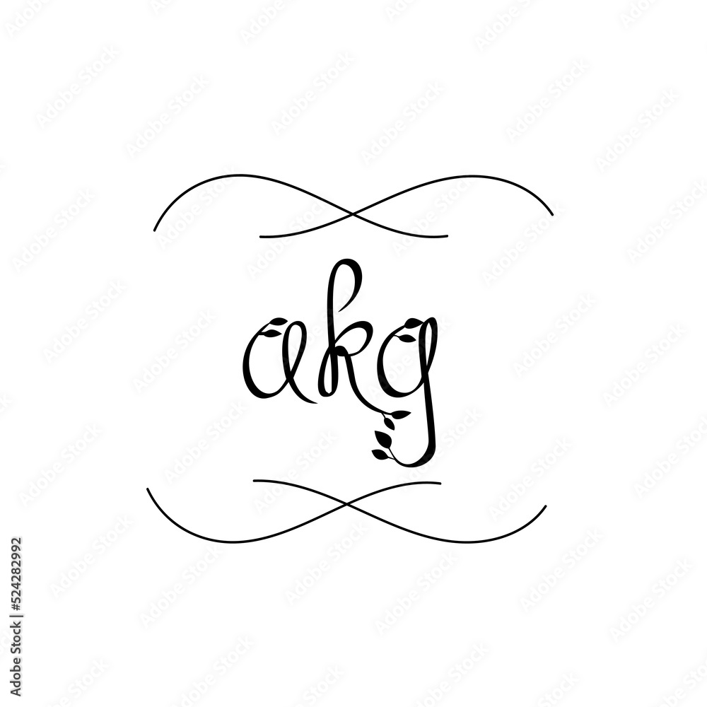 AKG logo,A K G design,AKG letter monogram logo design vector,unique ...