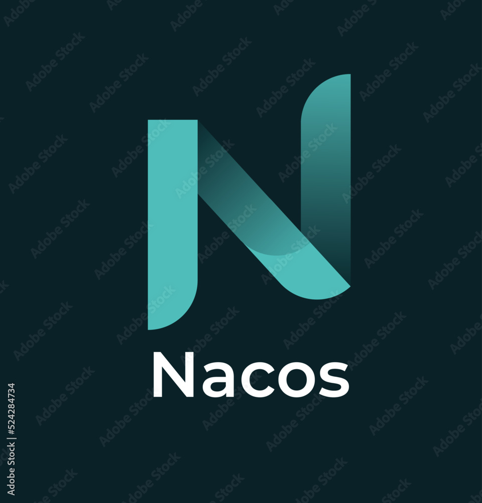 Letter N logo icon design template elements, nacos. Stock Vector ...