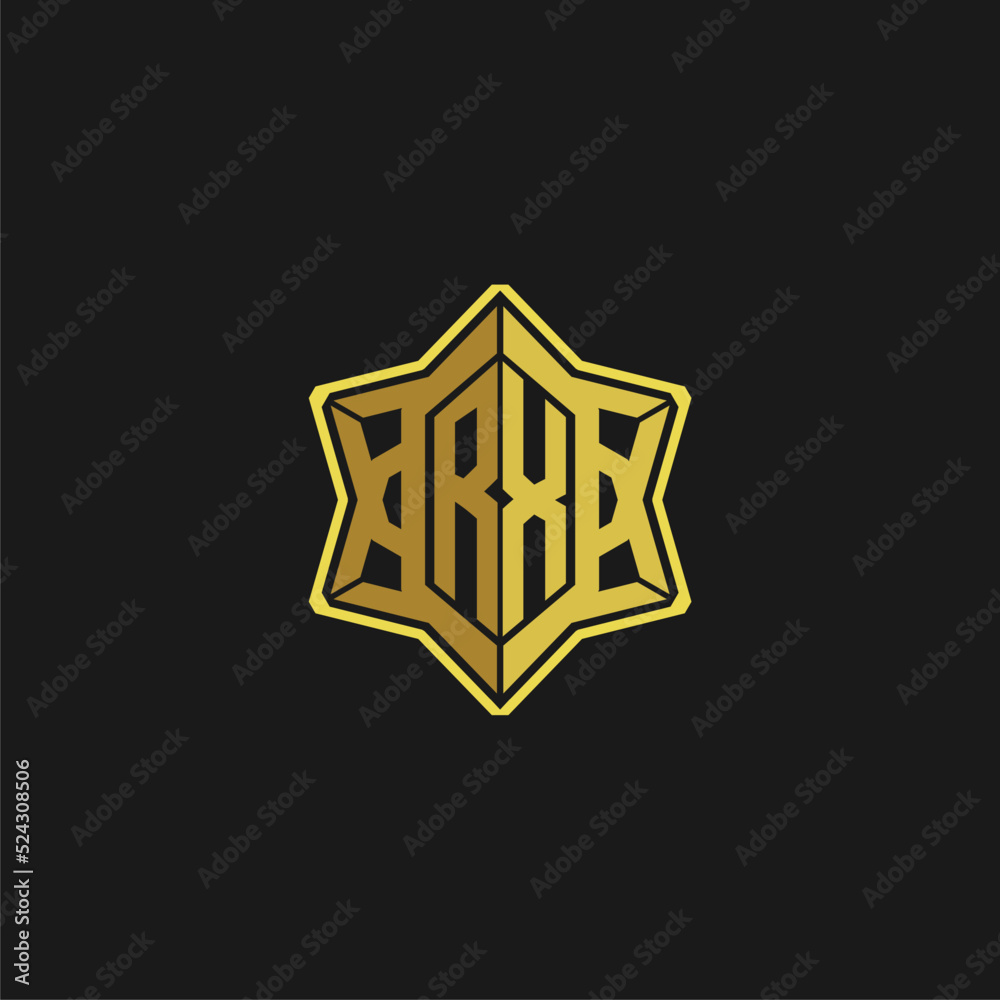 RX initial letters monogram logo for gaming Stock Vector | Adobe Stock