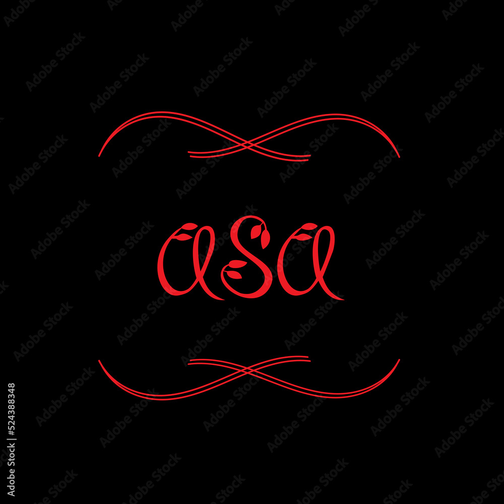 ASA logo,A S A design,ASA letter monogram logo design vector,unique ...