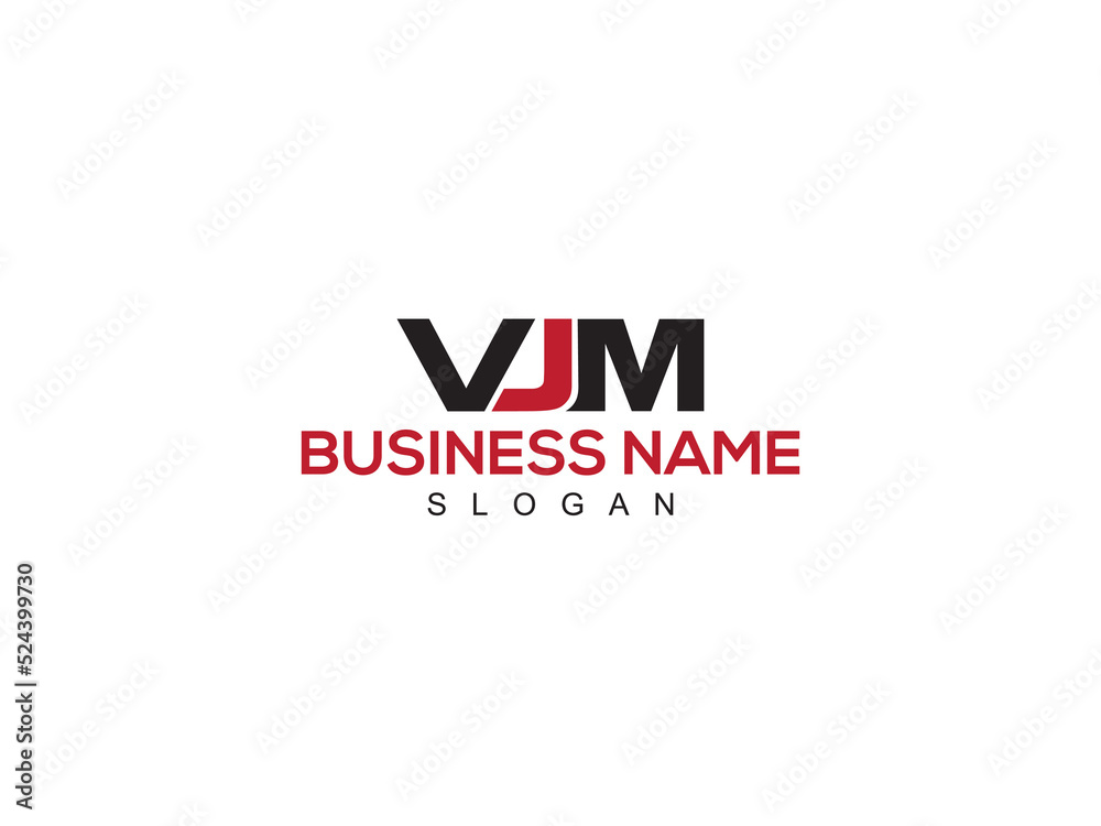Premium VJM Logo Image, Initial vjm Logo Letter Vector Icon Design For Your Brand Identity Stock ...