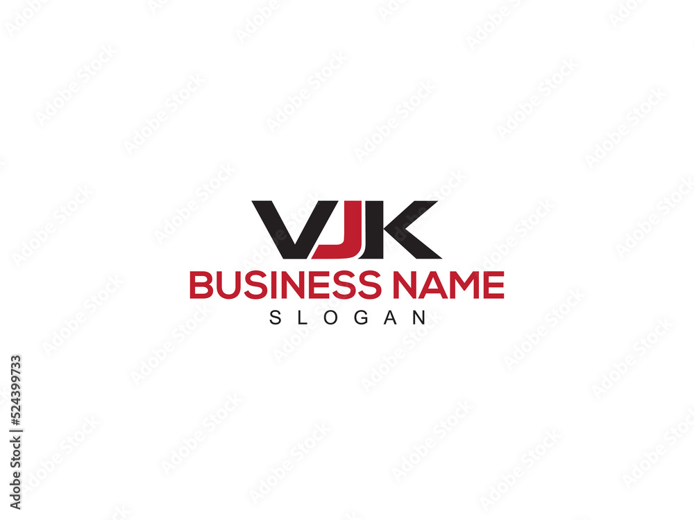 Premium VJK Logo Image, Initial vjk Logo Letter Vector Icon Design For ...