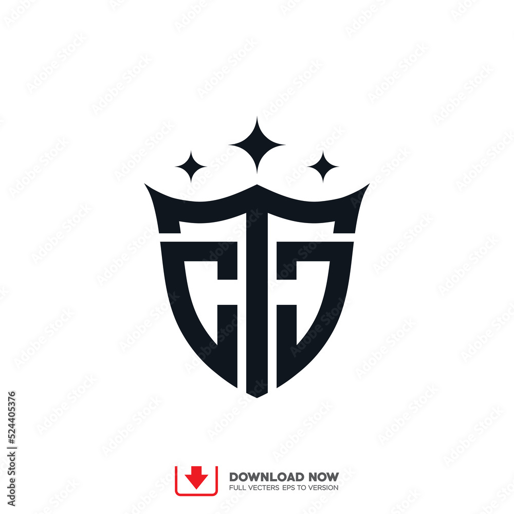 logo vector minimalis and editable with strong character Stock Vector ...