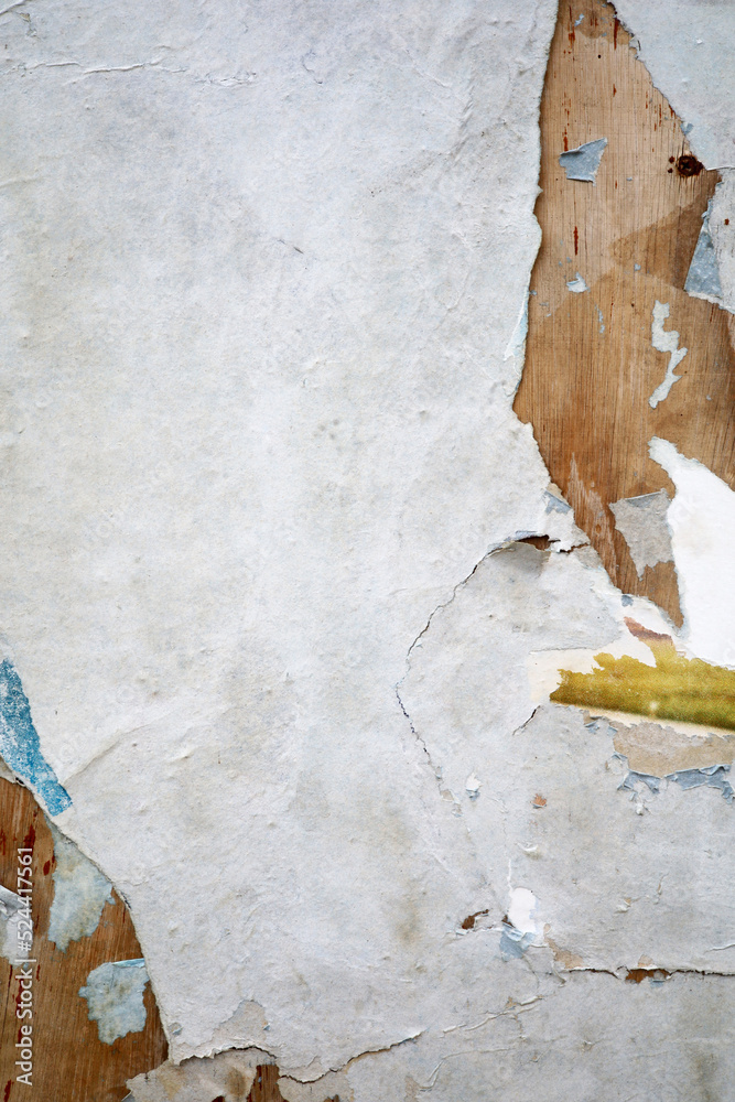 old peeled paper texture background on the wall Stock Photo | Adobe Stock