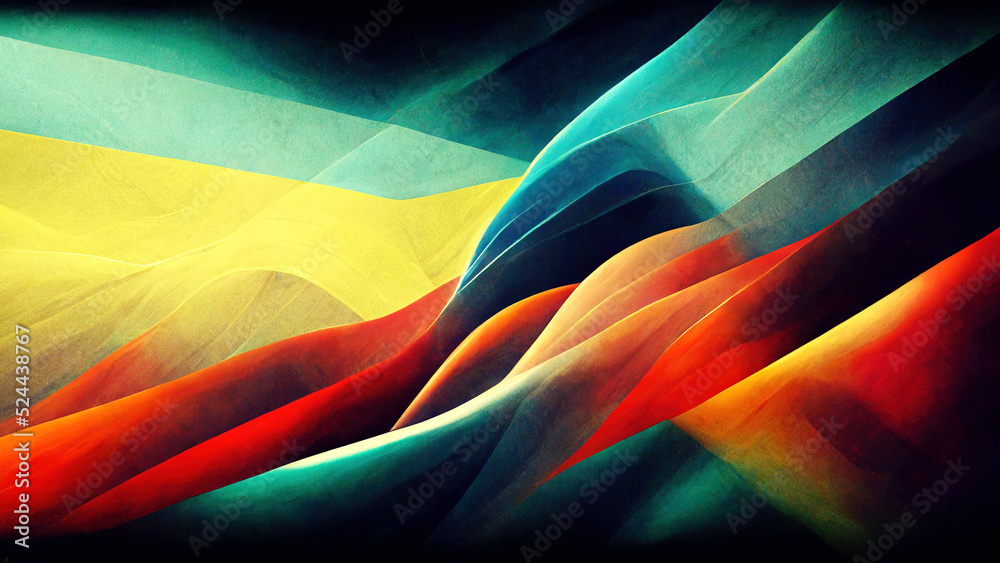 Colorful abstract wallpaper background illustration Stock Illustration ...