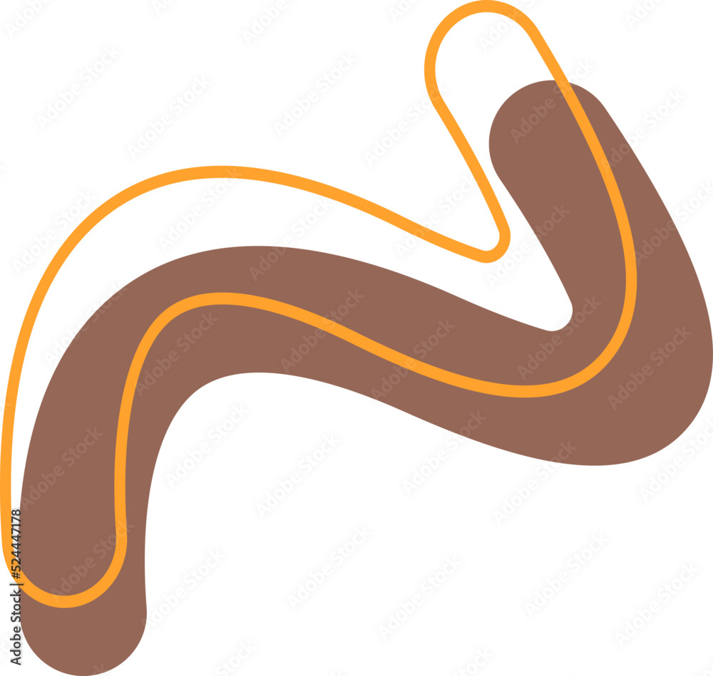 Abstract Modern Organic Shapes, Abstract Modern Line Art, Hand Drawn ...