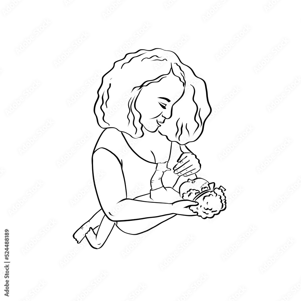 Breastfeeding regulations. Mom and baby together. Infographics for ...