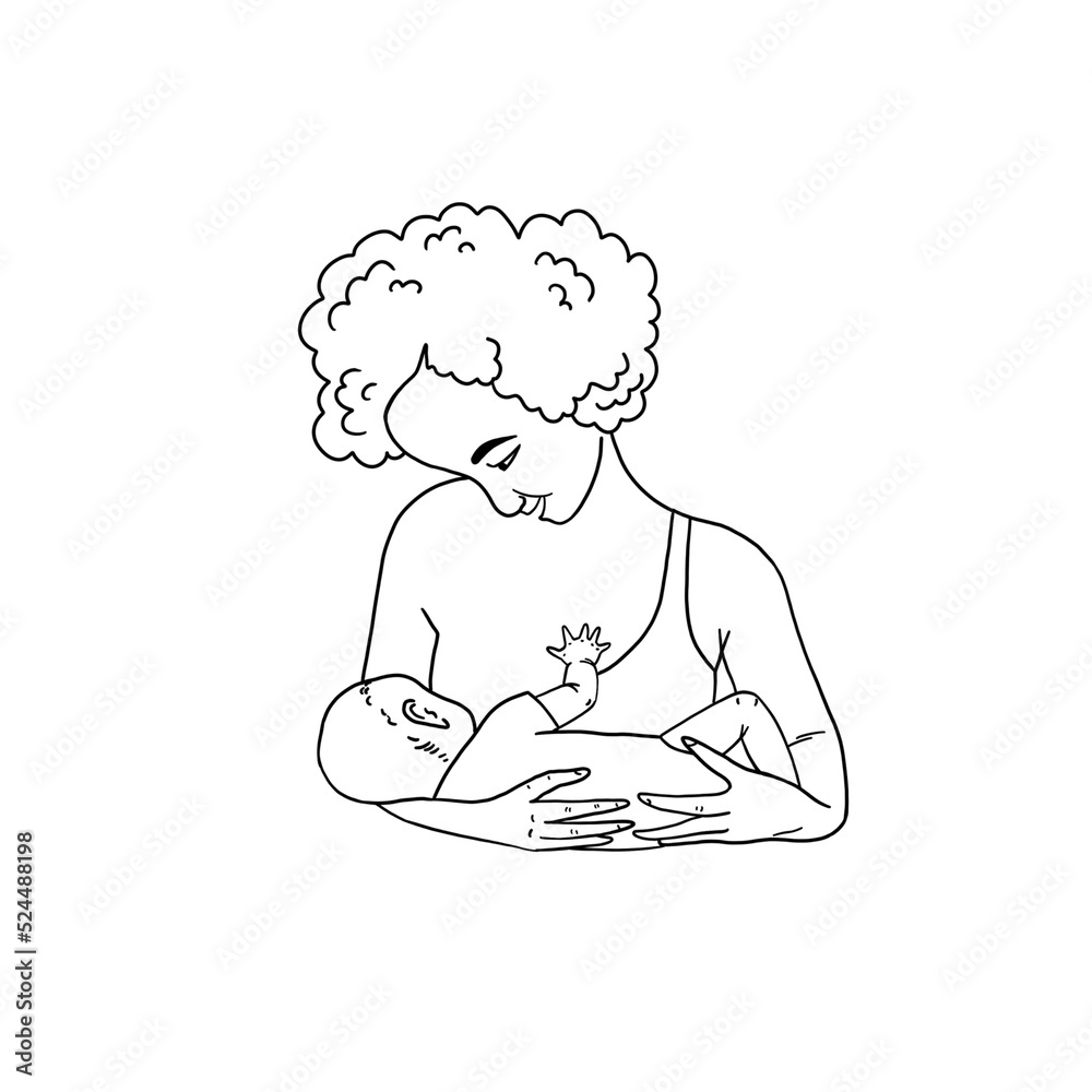 Breastfeeding regulations. Mom and baby together. Infographics for ...