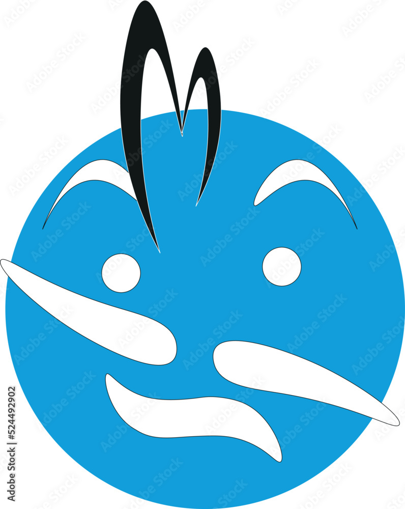 Character with aghast expressions Stock Vector | Adobe Stock