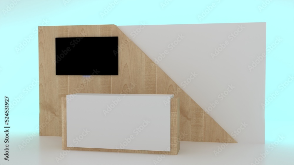 Booth template. corporate identity. Creative exhibition stand design ...