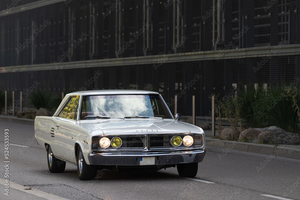 1966 Dodge Coronet american oldtimer car Stock Photo | Adobe Stock