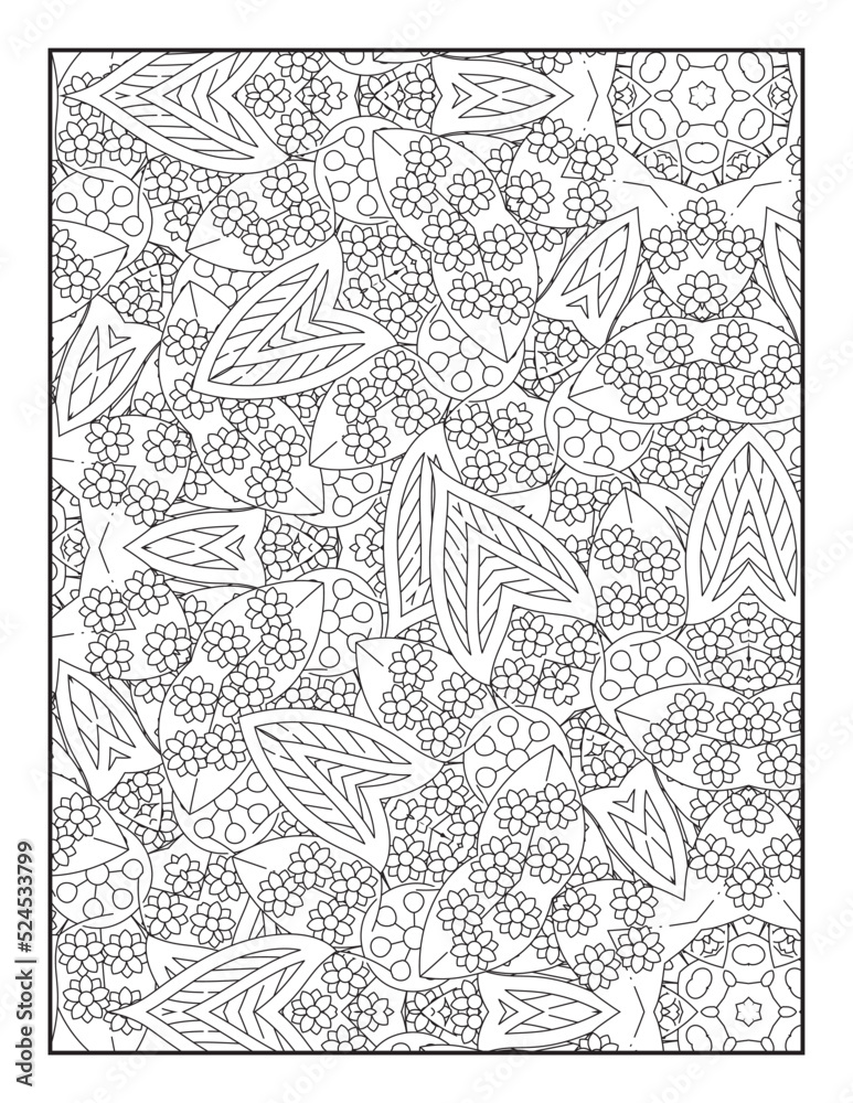 Flower Mandala Coloring Page .Coloring Page .Mandala .Flower Stock ... Flower Mandala Coloring Page .Coloring Page .Mandala .Flower Stock ...