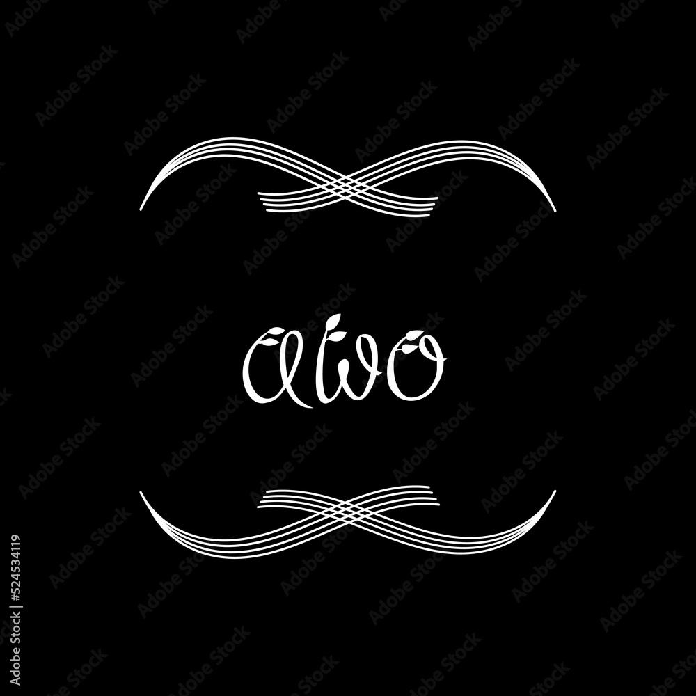 AWO design,AWO letter logo vector,AWO letter monogram logo design ...