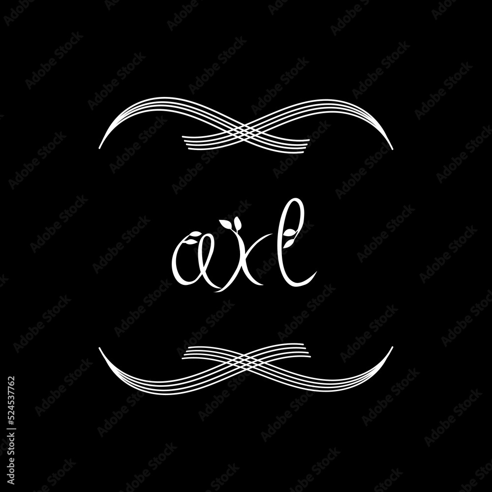 AXL logo,A X L design,AXL letter monogram logo design vector,unique ...