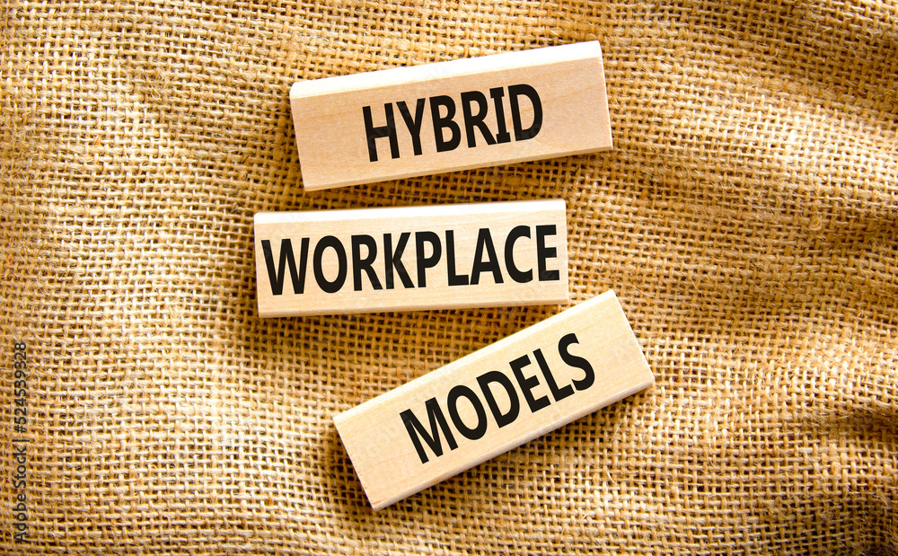 Poster Hybrid workplace models symbol – Wall Art | UkPosters