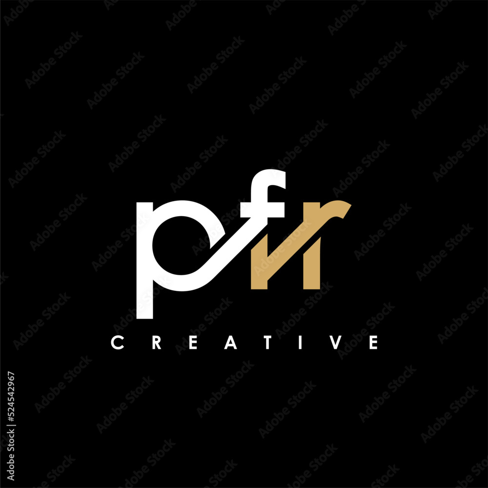 PFR Letter Initial Logo Design Template Vector Illustration Stock ...