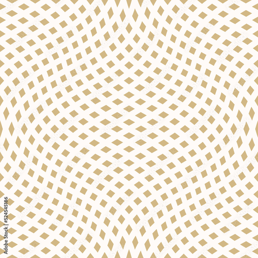 Vector checkered seamless pattern with optical illusion effect. Simple ...