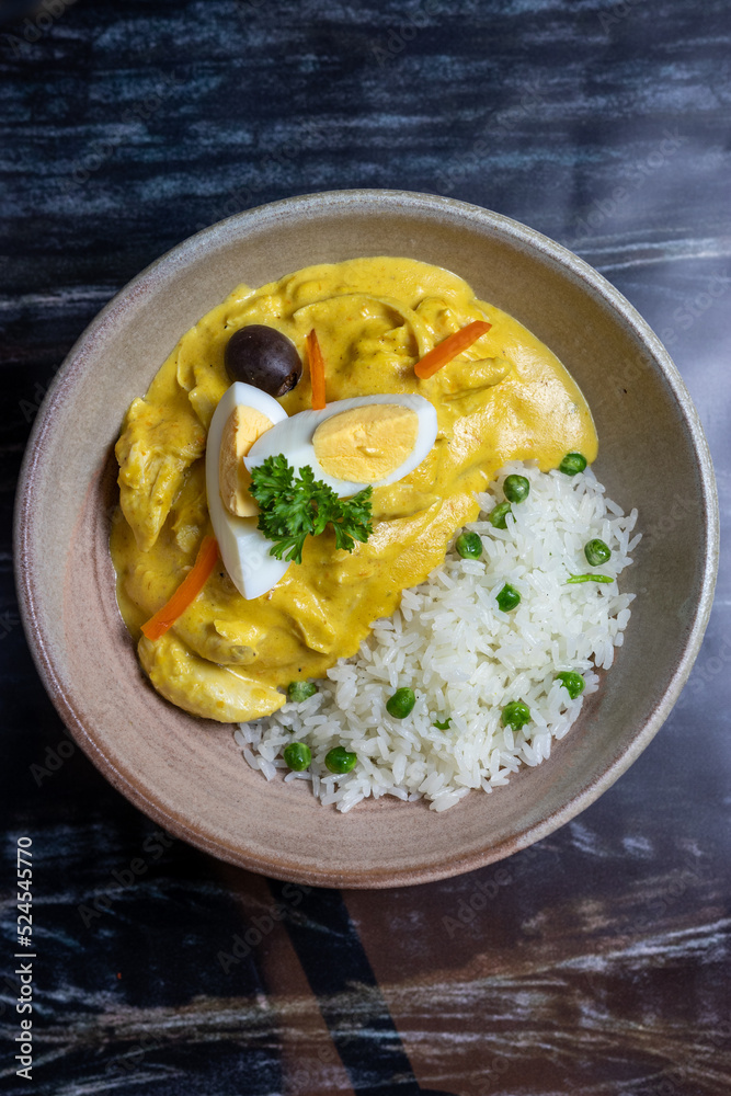 Aji de Gallina, gastronomia peruana Stock Photo | Adobe Stock