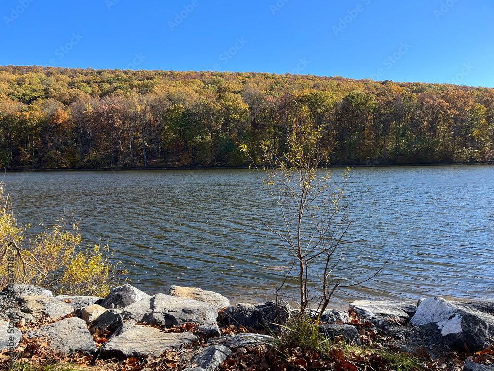 Fall is a beautiful season at Hunting Creek Lake, located within ...