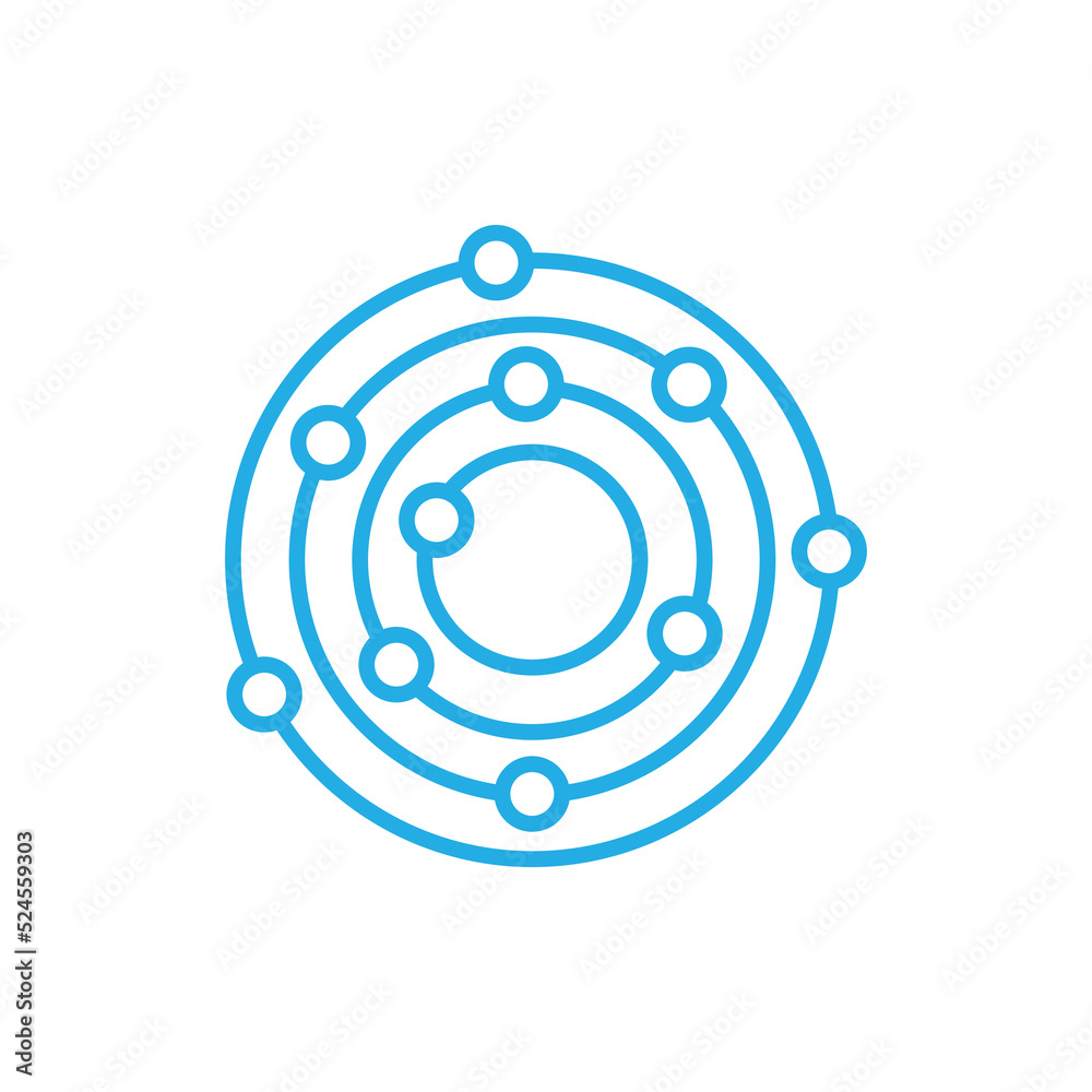 Solar System Sun Planets Universe Space vector Stock Vector | Adobe Stock