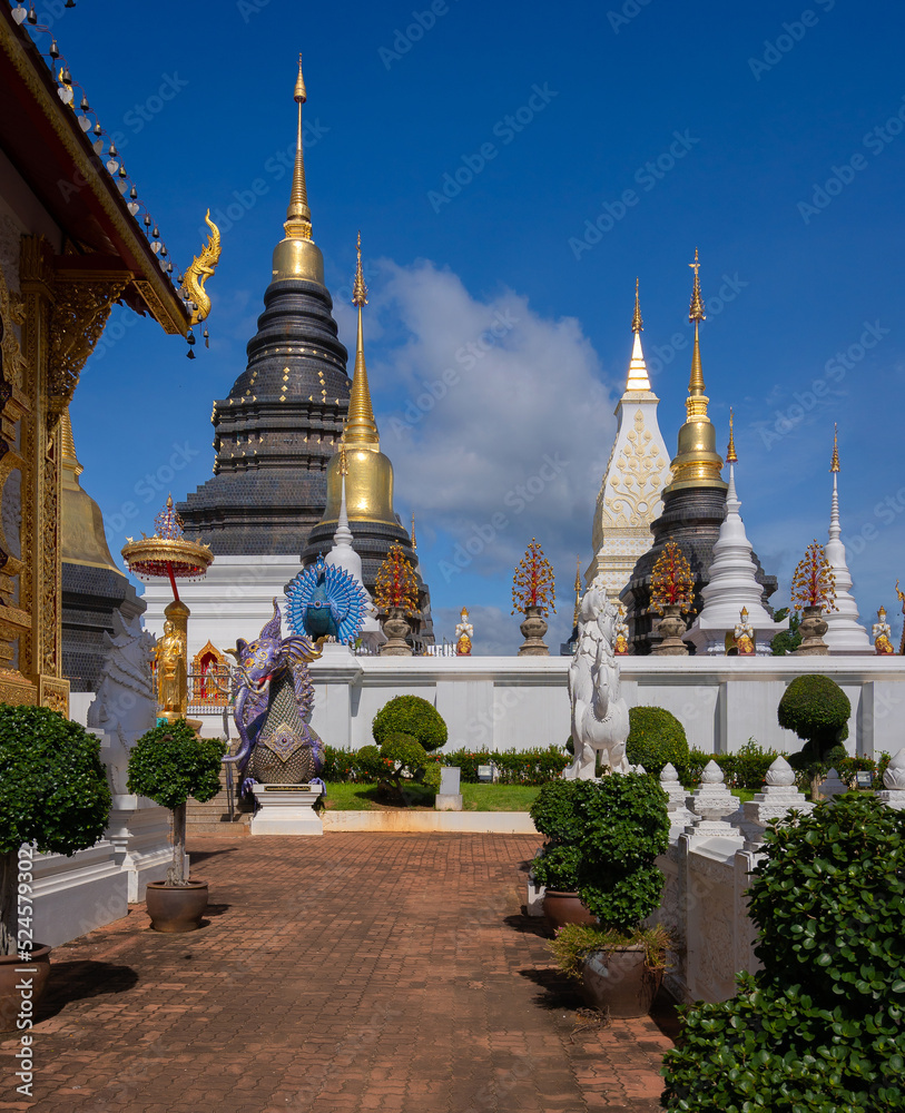 Beautiful Wat Ban Den Temple is a famous place and travel destination ...