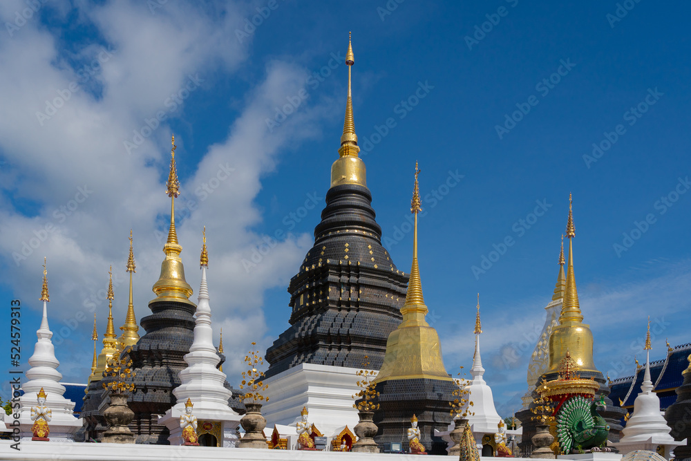 Beautiful Wat Ban Den Temple is a famous place and travel destination ...