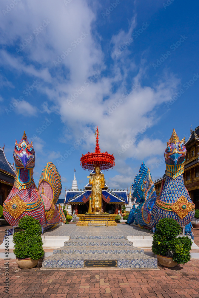 Beautiful Wat Ban Den Temple is a famous place and travel destination ...