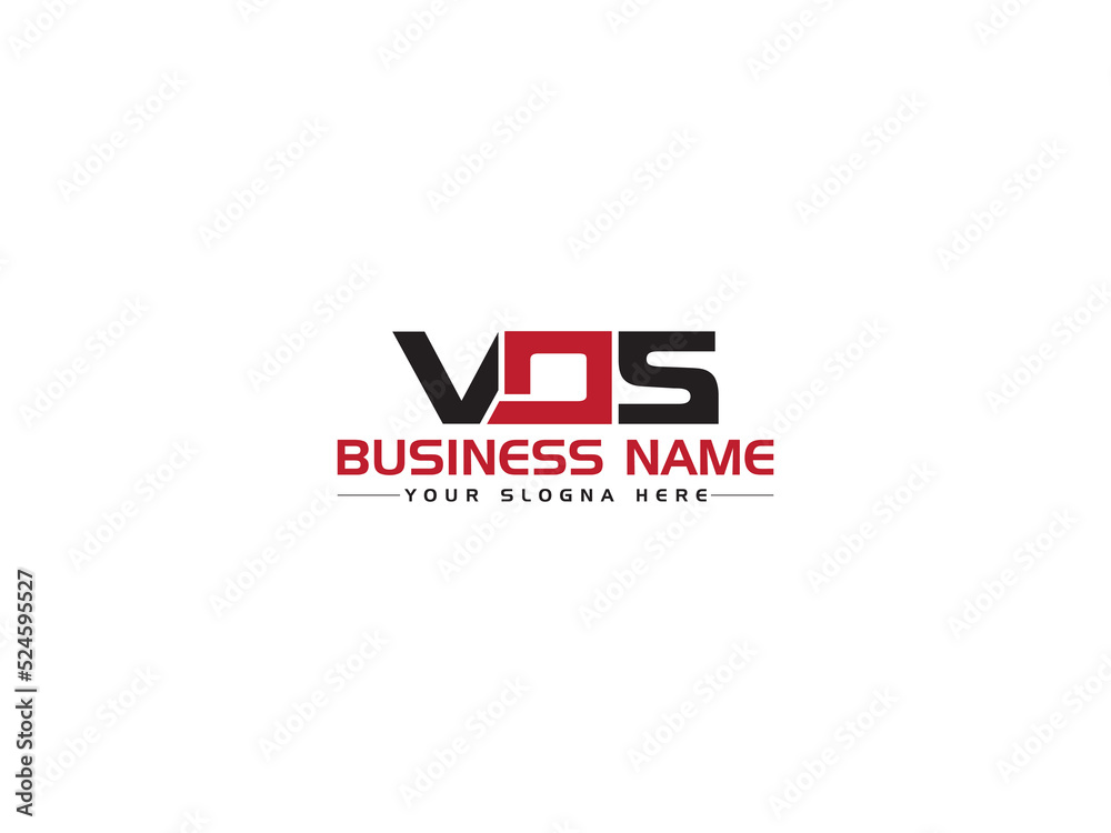 Stylist VOS Logo Icon, Creative vos Logo Letter Vector Image Design For ...