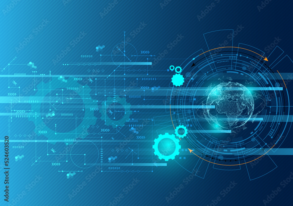 Electronic World Background