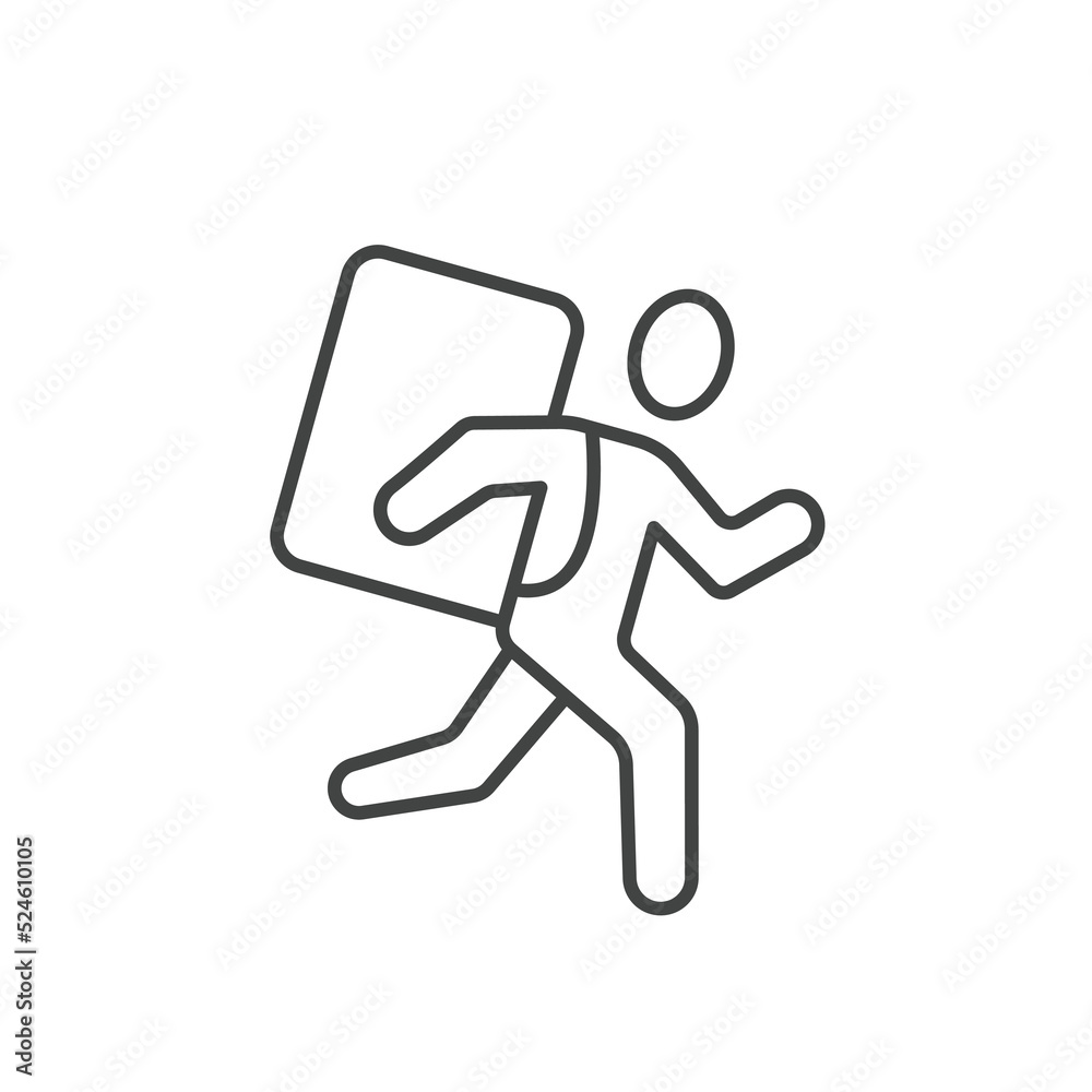 Manual Handling Icons Symbol Vector Elements For Infographic Web Stock Vector Adobe Stock