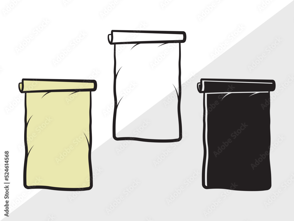 Paper Scroll Clipart SVG, Scroll Svg, Old Scroll Svg, Scroll Paper Svg ...