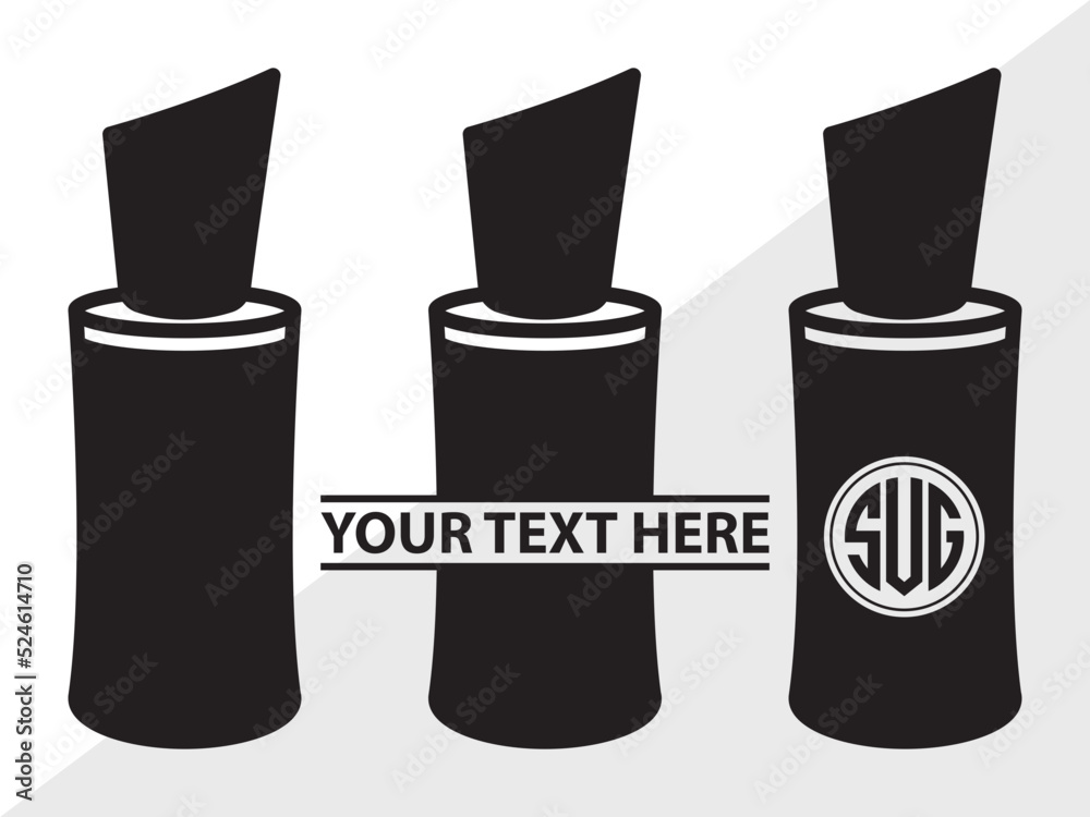 Perfume Bottle Monogram SVG, Scent Bottle Svg, Womens Perfume svg ...