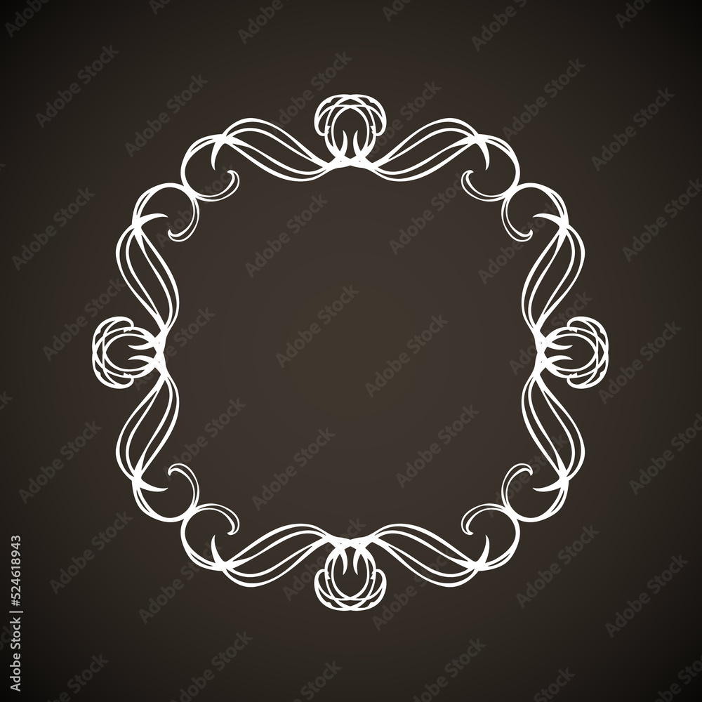 Vignette. Vector drawing Stock Vector | Adobe Stock