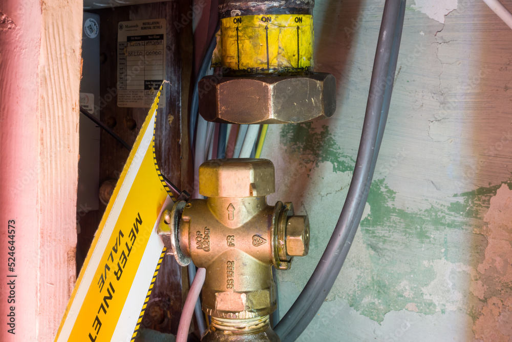 Liverpool, UK. August 19th 2022: A gas pipe disconnected for ...