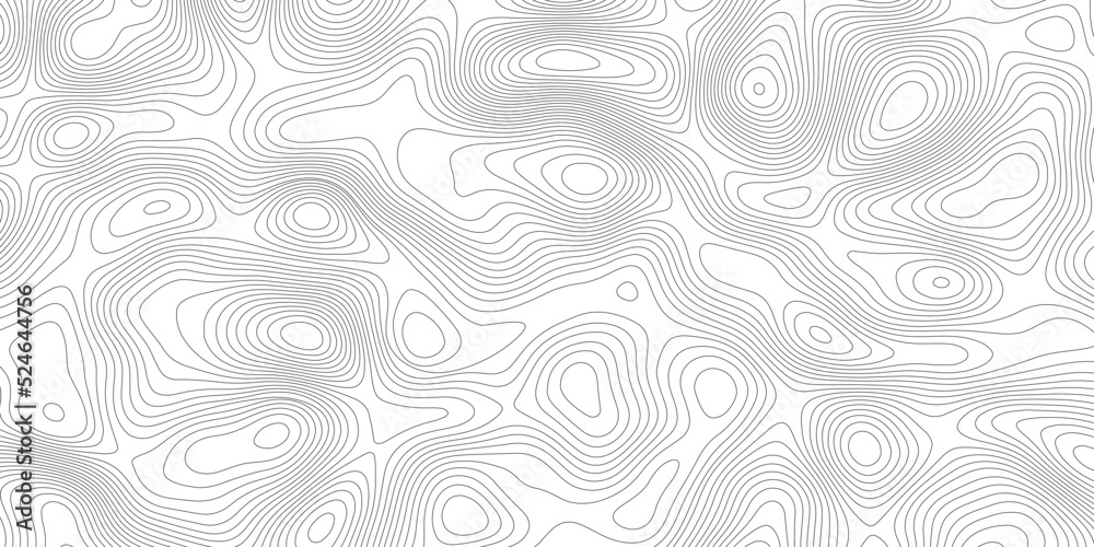 Abstract design with Topographic map background concept with space for ...