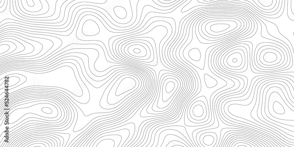 Abstract design with Topographic map background concept with space for ...