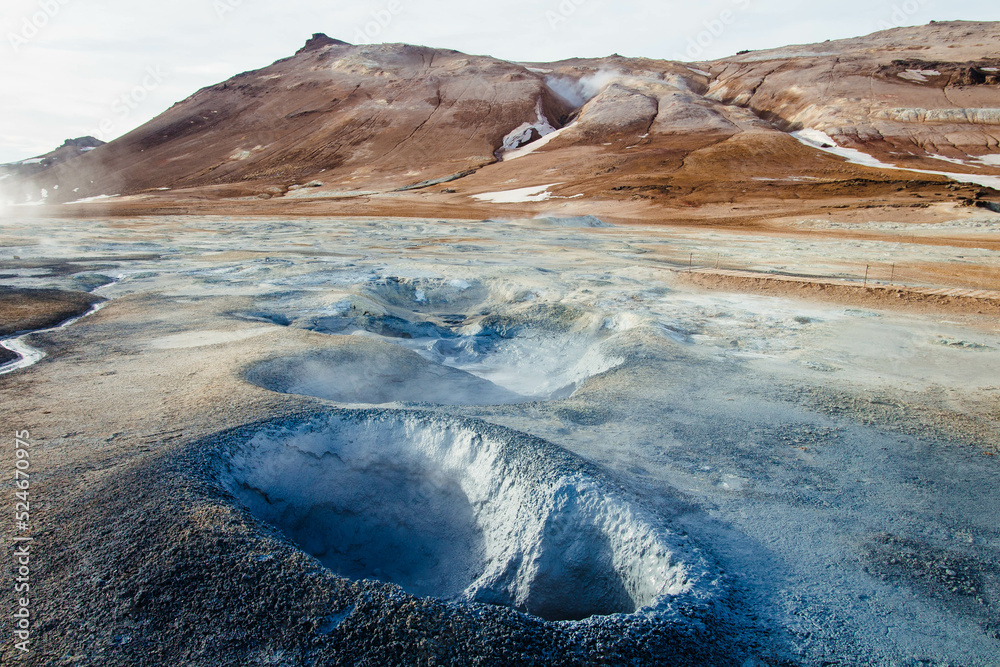 Hverir (Icelandic: Hverarond) is geothermal area in Myvatn, Iceland ...