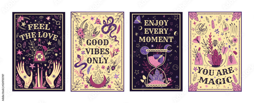 Boho good vibes. Magic garden inspiration with mystery and mystical ...