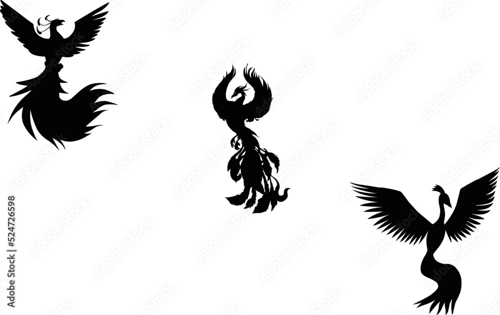 Phoenix Eps Vector, Silhouette, Logo, Phoenix Eps Vector Cut Files for ...