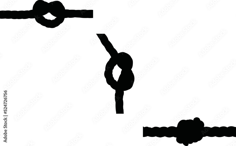 Rope Knot Eps Vector, Silhouette, Logo, Rope Knot Eps Vector Cut Files ...