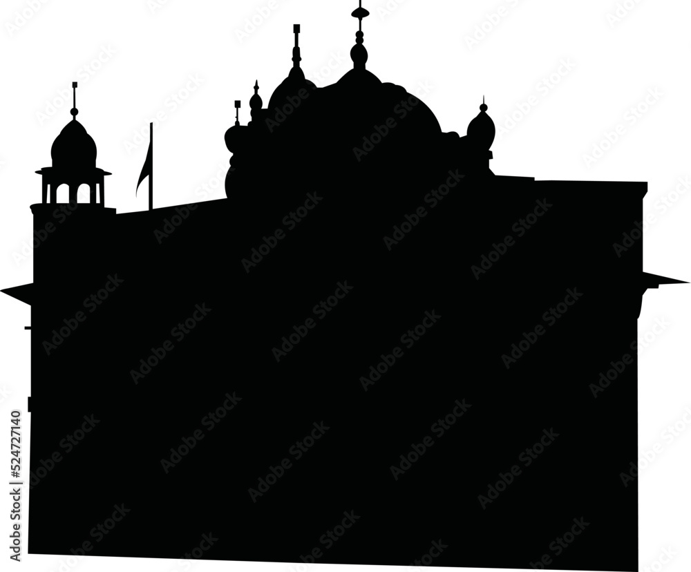 Sikh Temples vector eps, Silhouette, Logo, Sikh Temples vector eps Cut ...