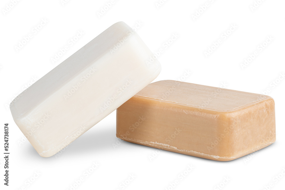 Soap bar. Two antibacterial soap bars for wash hand and body. Homemade ...