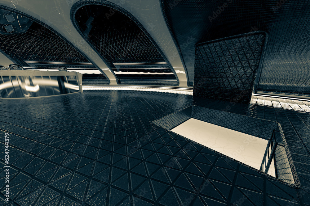 inside the ufo space ship door view Stock Illustration | Adobe Stock