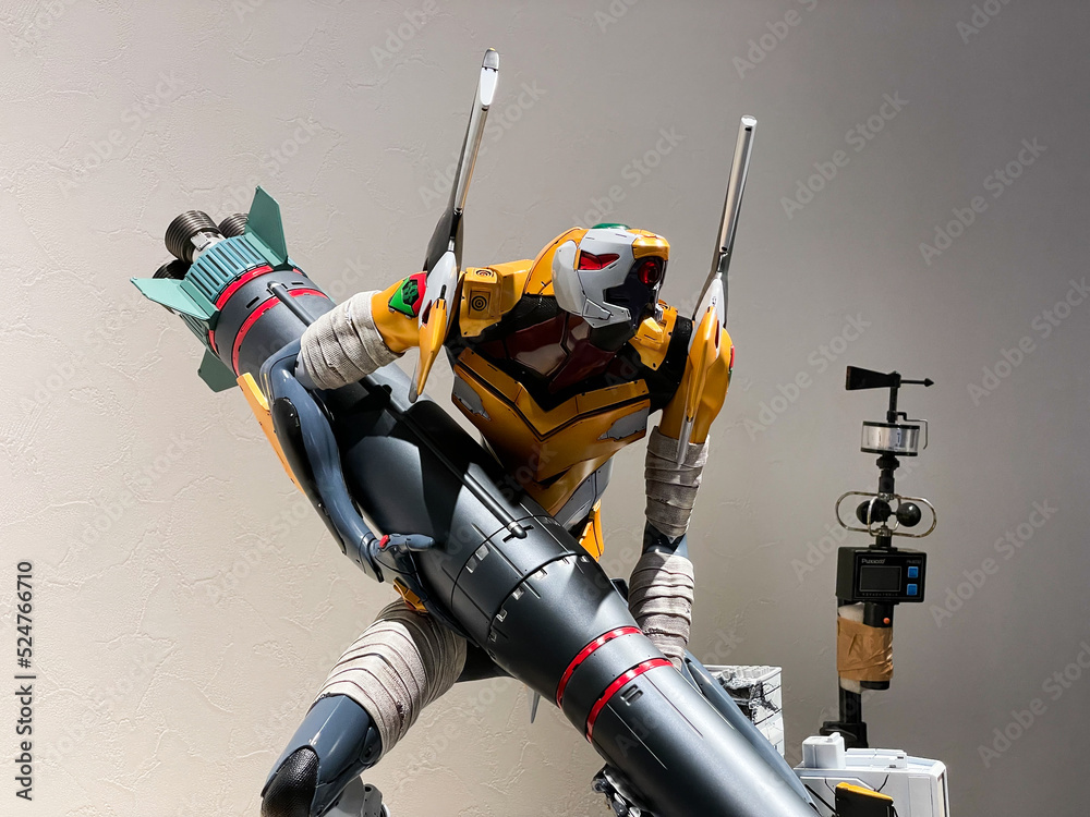 Tokyo, Japan - February 13, 2022: Neon Genesis EVANGELION: TOKYO-III at ...