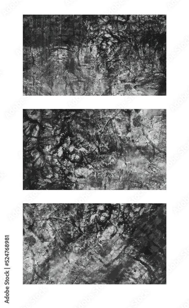 Presentation design templates with dark concrete texture. Stone wall ...